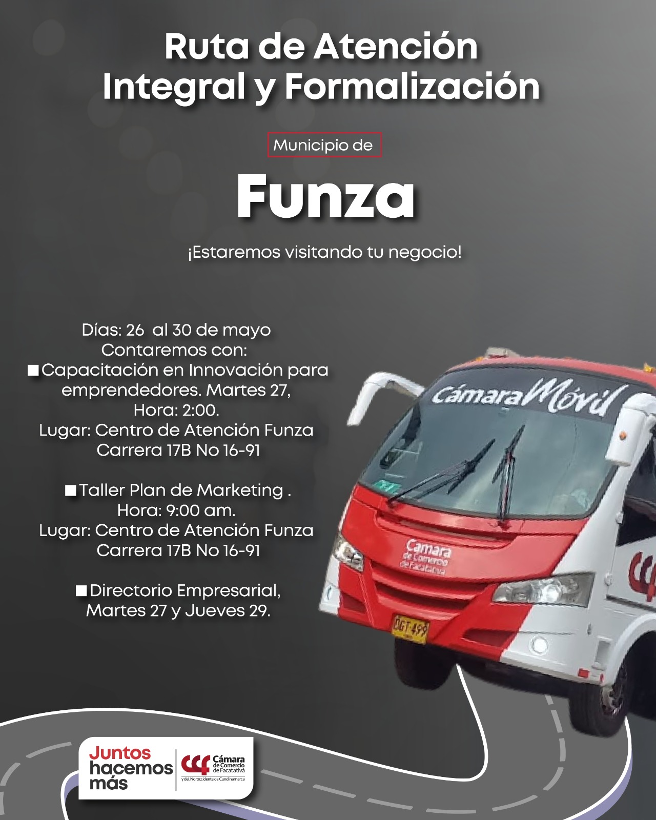 La Ruta de Atención Integral y Formalización llega a Funza