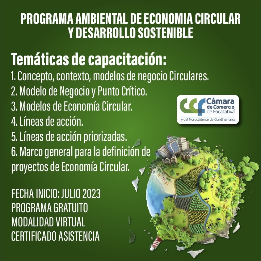 PROGRAMA AMBIENTAL DE ECONOMÍA CIRCULAR Y DESARROLLO SOSTENIBLE